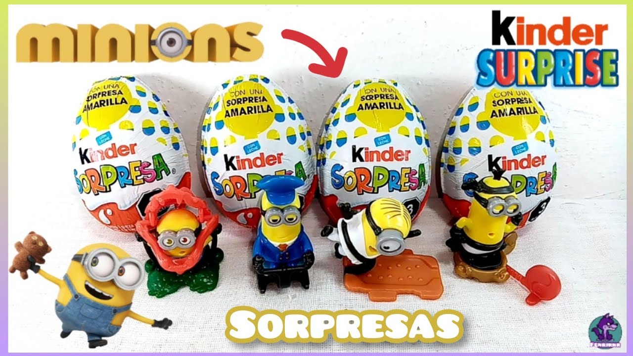 Huevos Kinder Sorpresa Minions Apertura 😊 Youtube