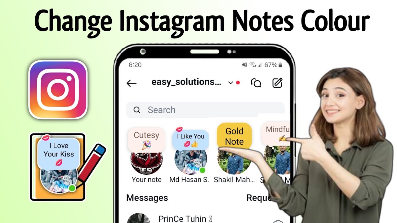 How to Change Color of Notes on Instagram 2024 | Change Instagram Notes ...