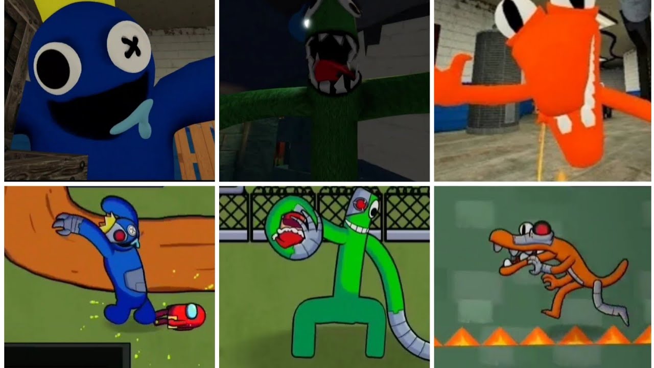 Roblox Rainbow friends monster👹 🆚 survivor in rainbow monster👺# you ...