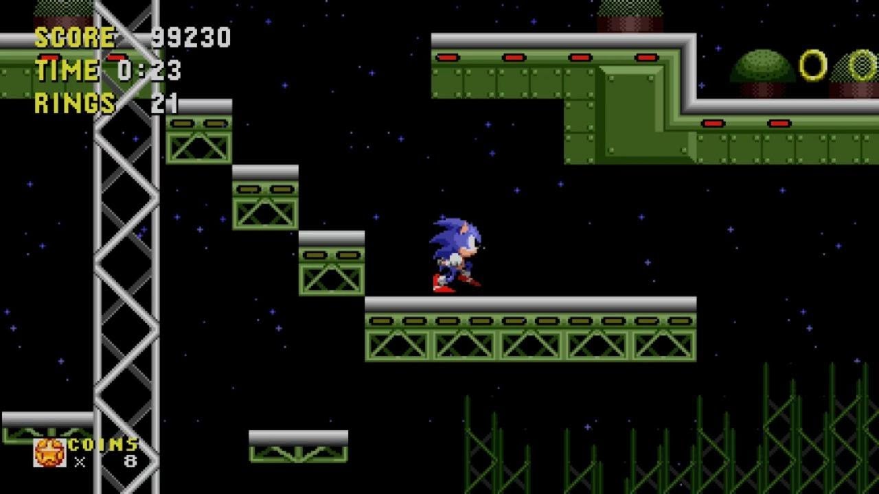 Sonic Origins plus sonic the hedgehog starlight zone act 1 mirror mode ...