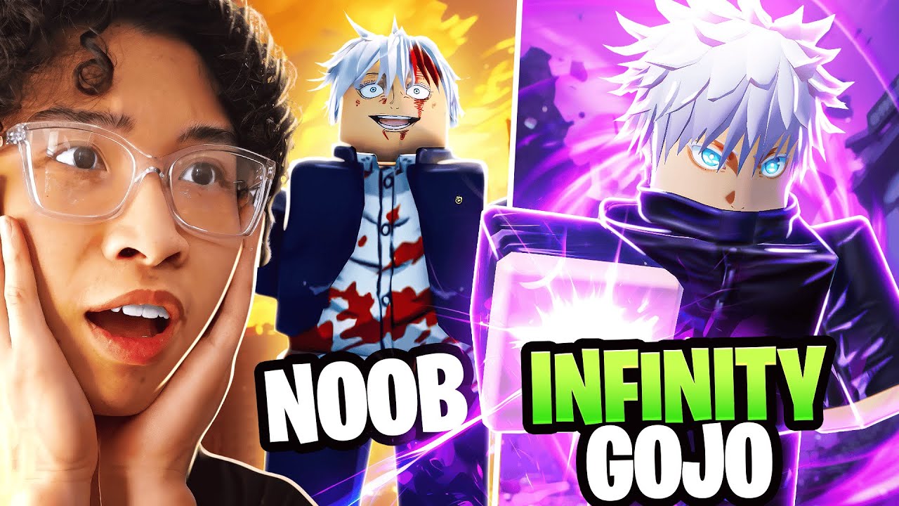 NOOB To Becoming INFINITY GOJO In Jujutsu Infinite - YouTube