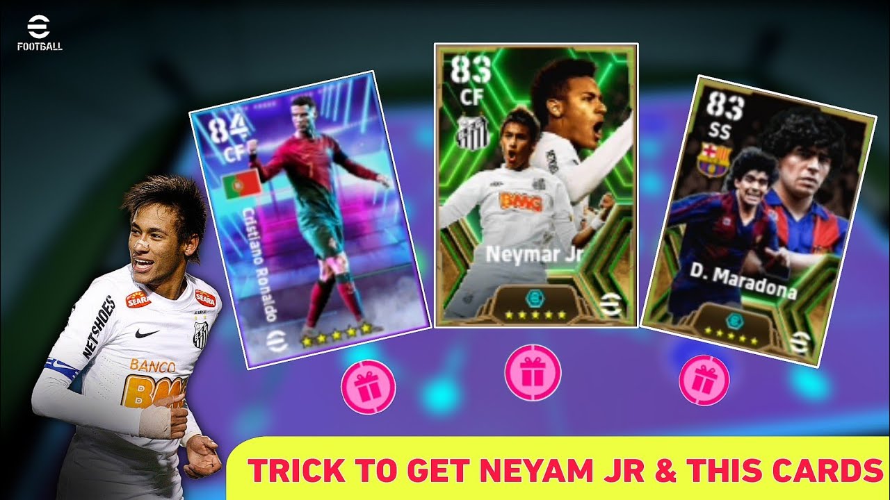 Trick to get New NEYMAR JR Epic Card In eFootball 2024 mobile - YouTube