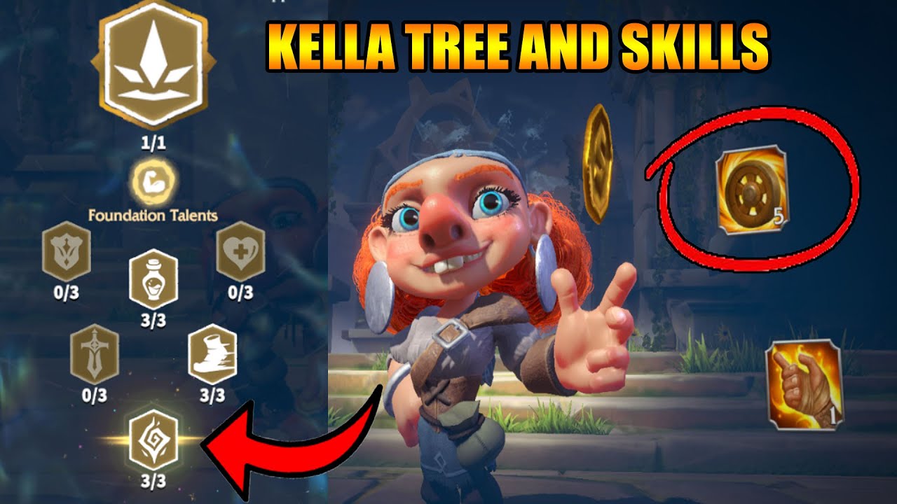 Kella Skill And Talent Tree Guide Call Of Dragons - YouTube