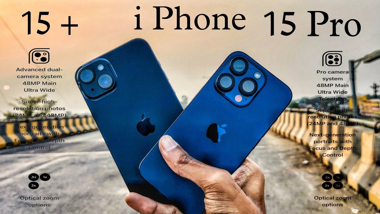 iPhone 15 Pro vs iphone 15 Plus Full Camera Comparison Test # ...