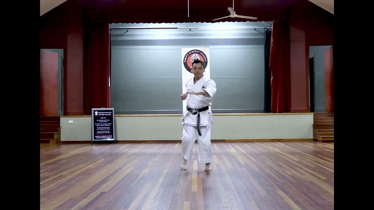 SEIUNCHIN KATA GOJU RYU KARATE by Davy Wijaya Sensei - YouTube