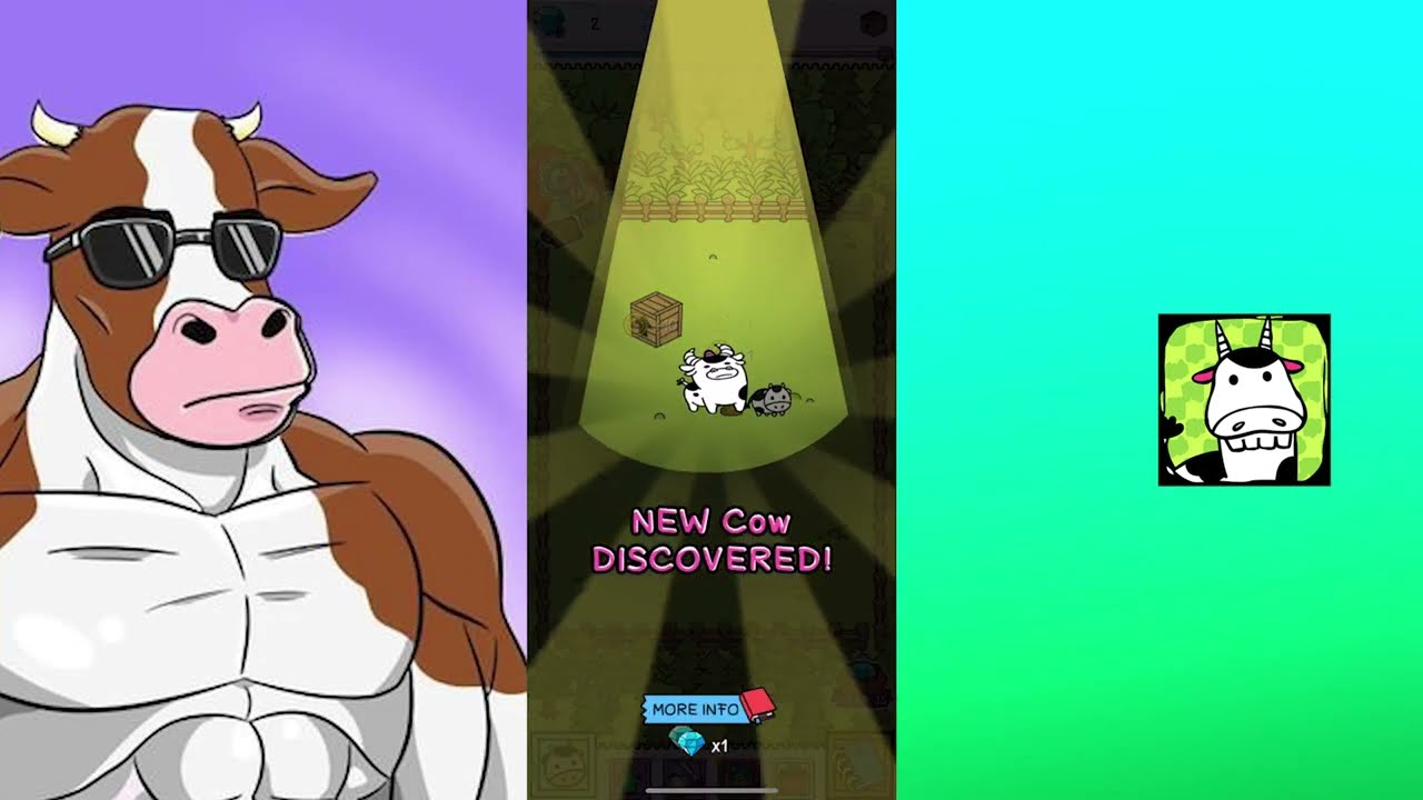 FUNNY COW VIDEOS. Many Cows In Cow Evolution! Игра про коров и их мутация - YouTube