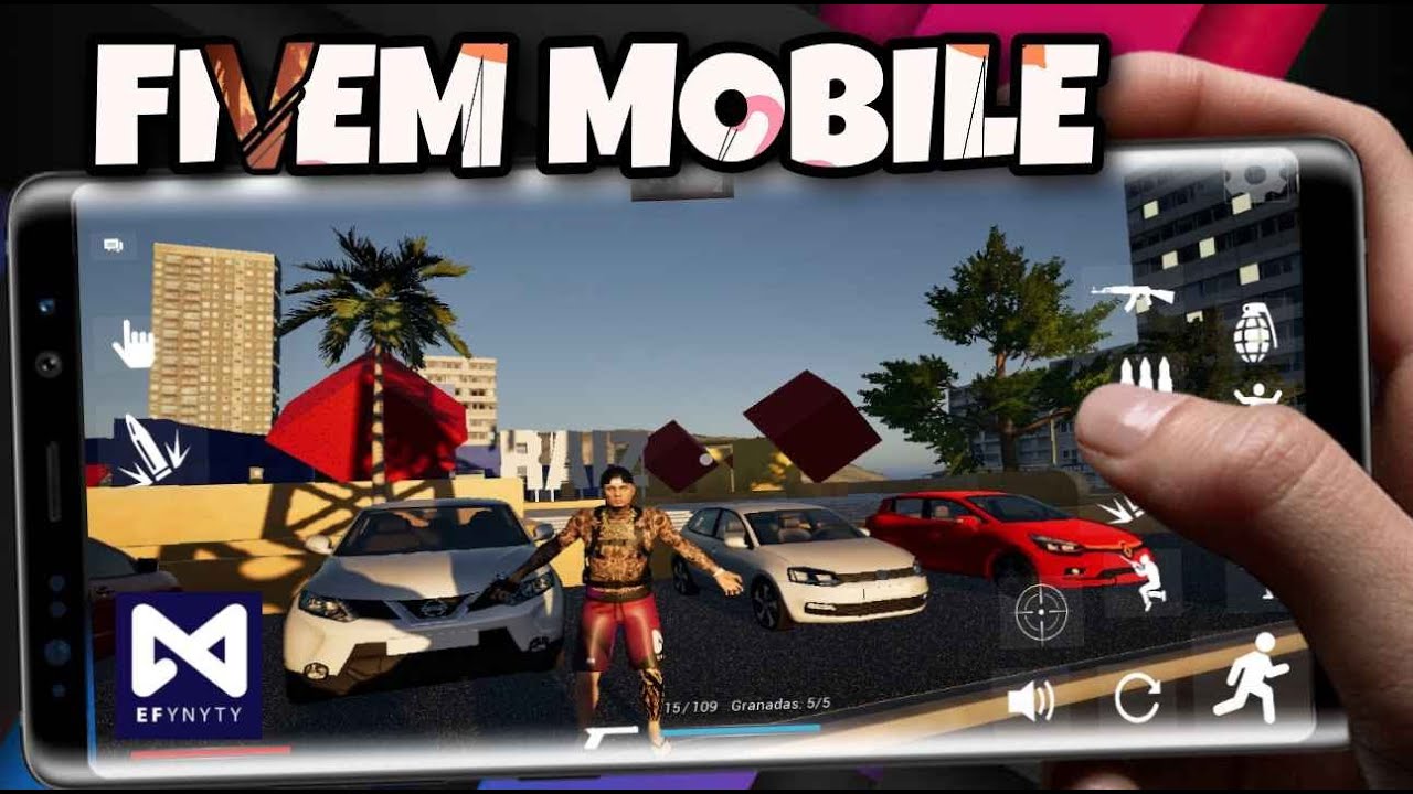 NOVO FIVEM MOBILE MEU MAPA DE ROLEPLAY (ENFYNYTY SANDBOX) - YouTube