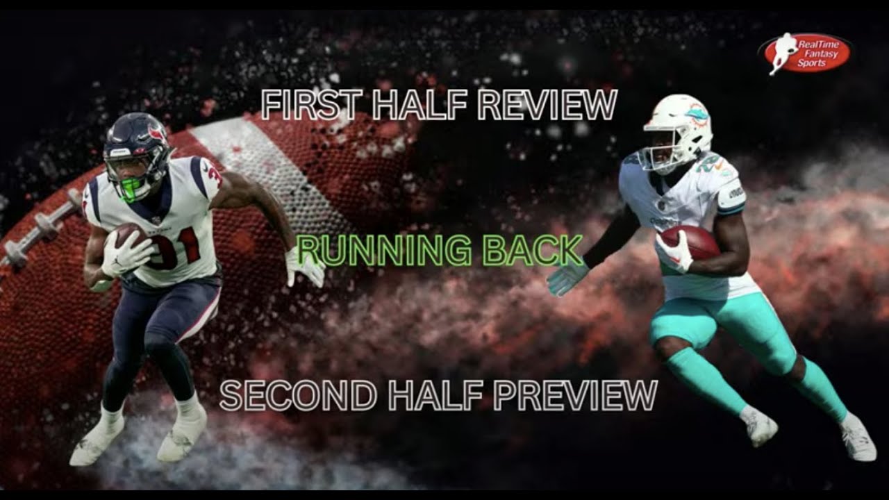 NFL 1st Half Review | 2nd Half Fantasy Football Preview | RealTime ...