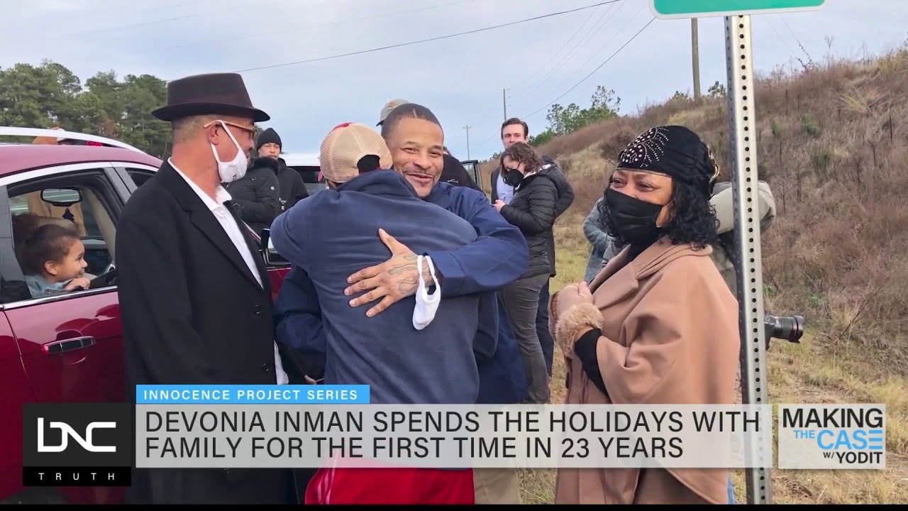 Devonia Inman Reacts to Being Released After 23 Years in Prison - YouTube