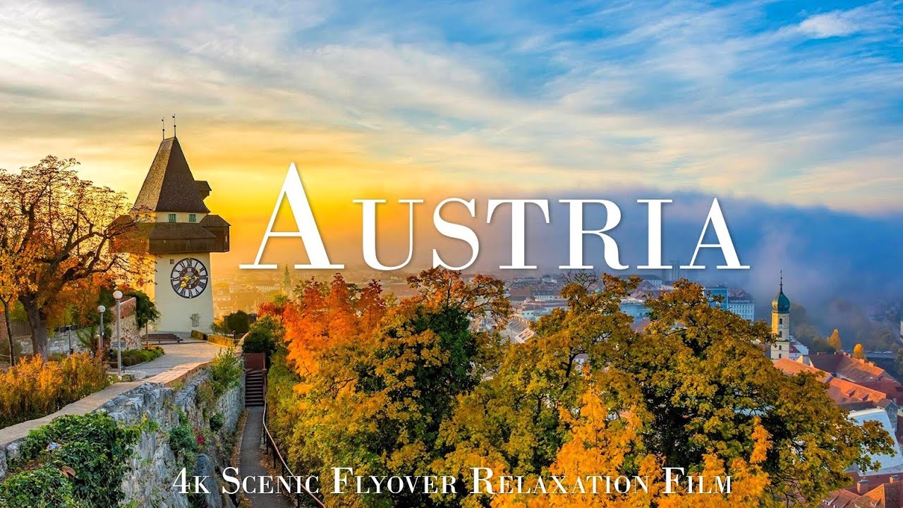 Graz in 4k – Scenic Trailer | Schlossberg Hilltop & Clock Tower Flyover ...