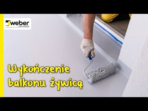 Jak wykończyć balkon żywicą poliuretanową? System weber.dry balkon krok po kroku.
