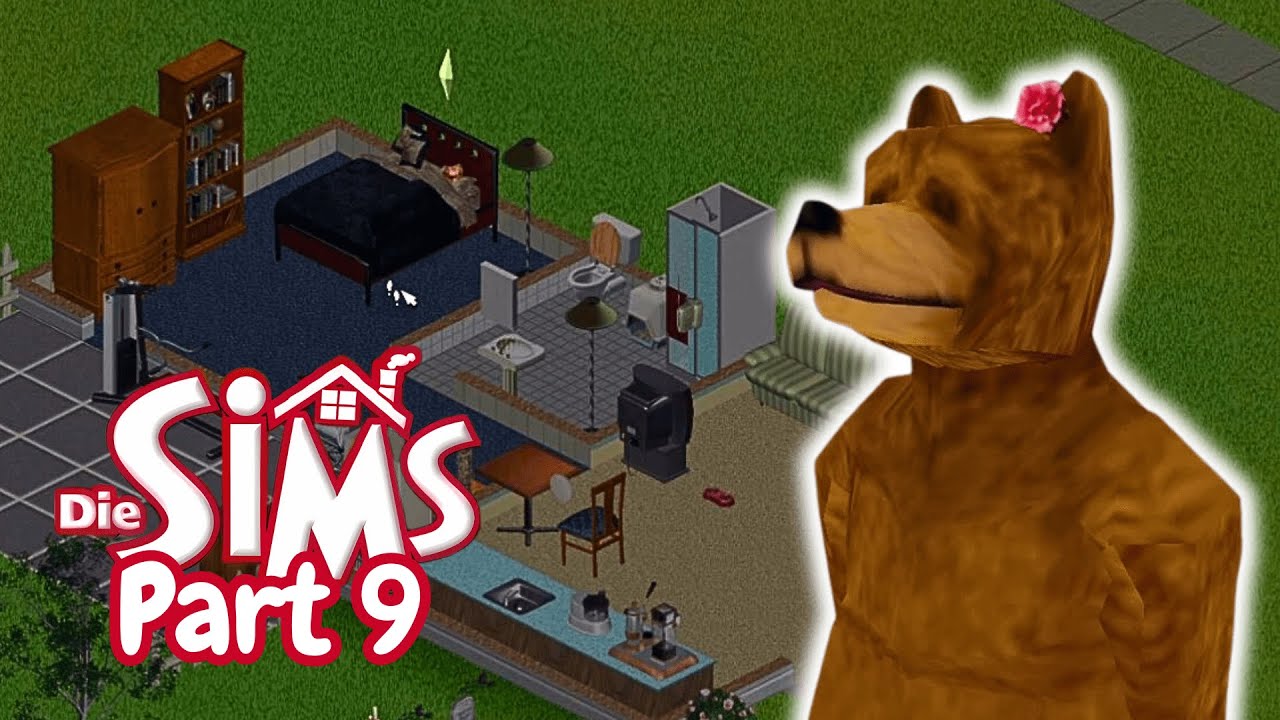 Sims 1 - Ein Bär taucht auf - Kaby - Stream 9 | Live Lets Play | Uncut - YouTube