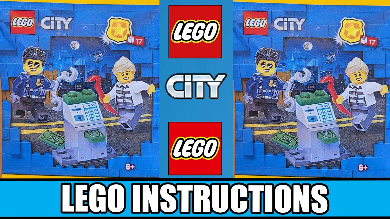 LEGO Instructions | City Magazine | 952304 | Policeman and Crook with ...