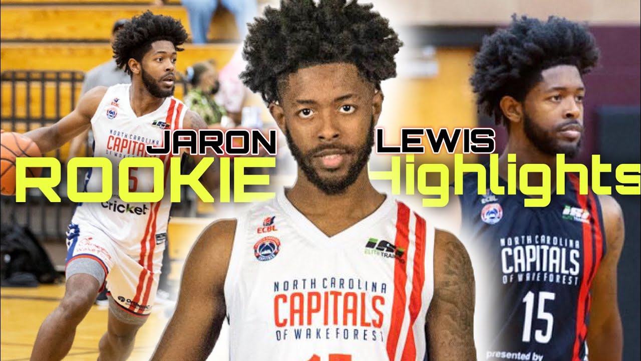 Jaron Lewis Rookie Season Highlights | North Carolina Capitals - YouTube