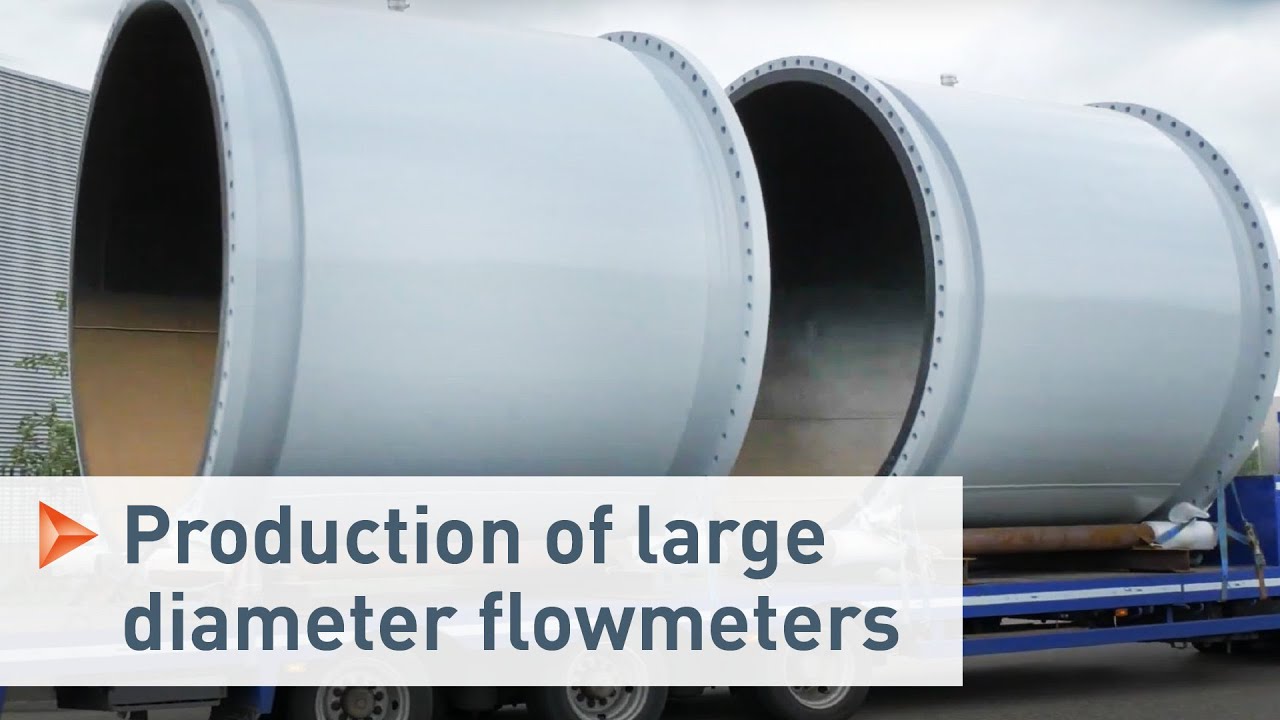 Impressive DN3000 flowmeter production | KROHNE - YouTube