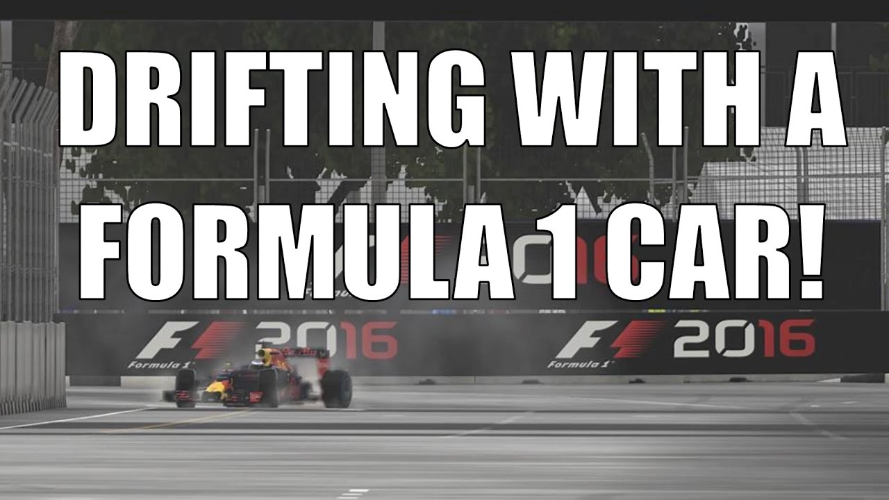DRIFTING WITH A FORMULA 1 CAR - F1 2016 - YouTube