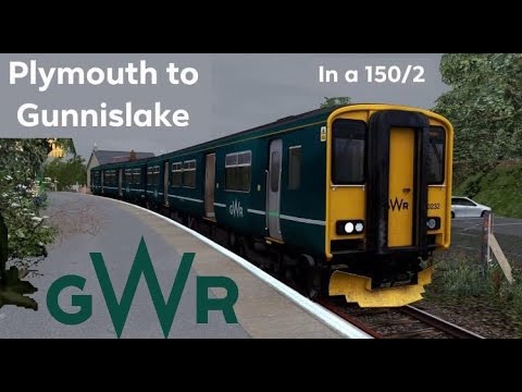 TS020 RDCV10 Tamar Valley Line 2G65 0840 Plymouth to Gunnislake AP 150/ ...