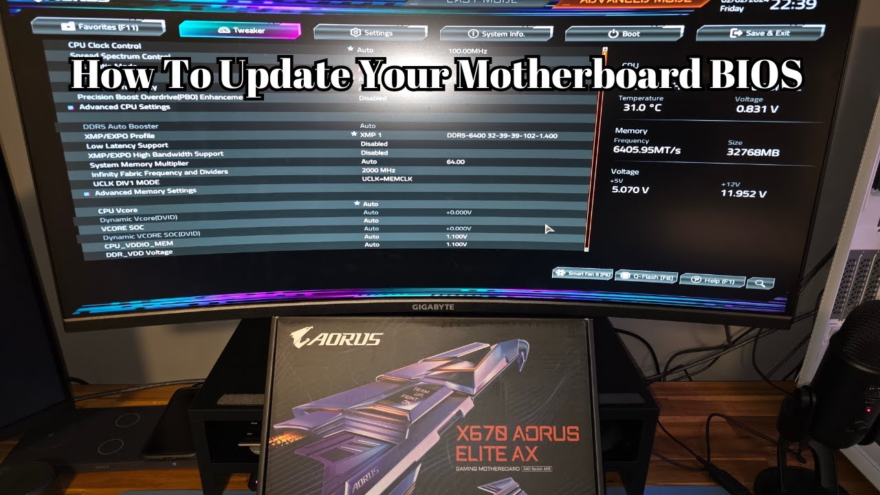 How To Update Your Motherboard's BIOS. - YouTube