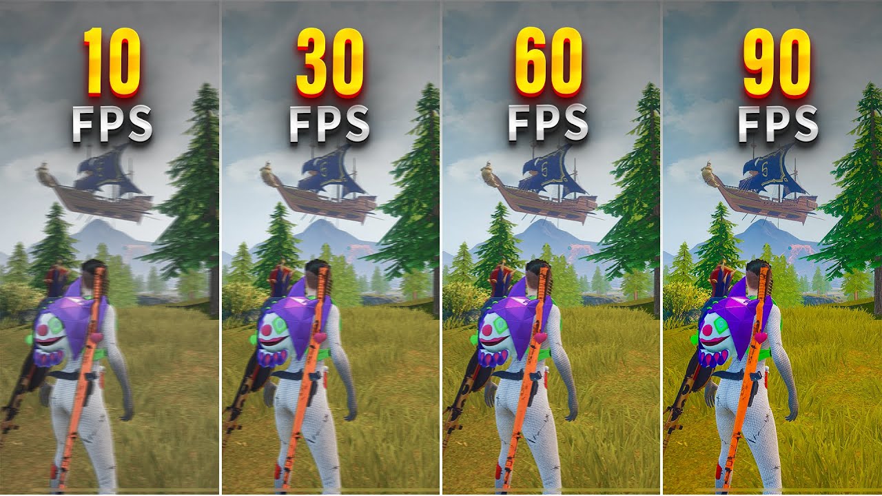FPS Comparison 🤯 | Testing 10FPS to 90FPS in PUBG Mobile #pubgmobile # ...