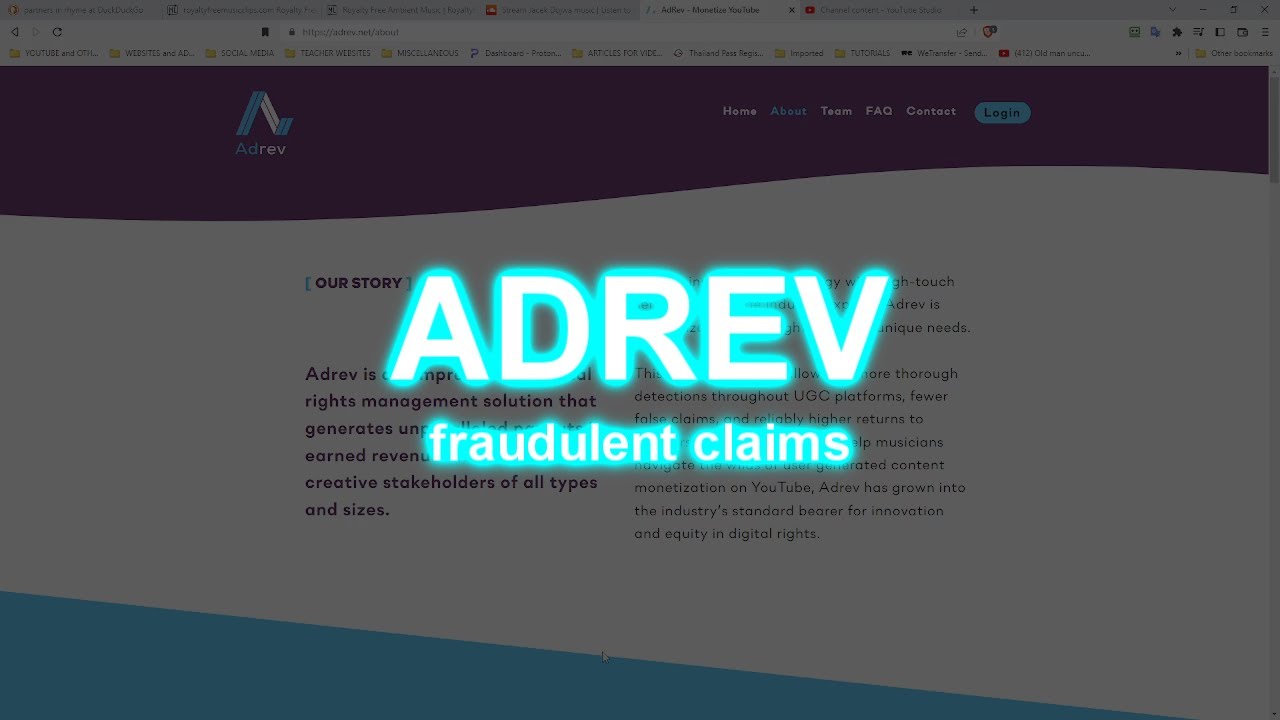 ADREV fraudulent claims - YouTube