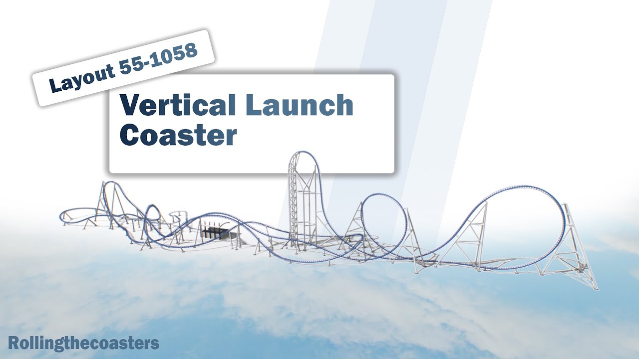 Intamin Vertical Launch Coaster Layout 1058 - YouTube