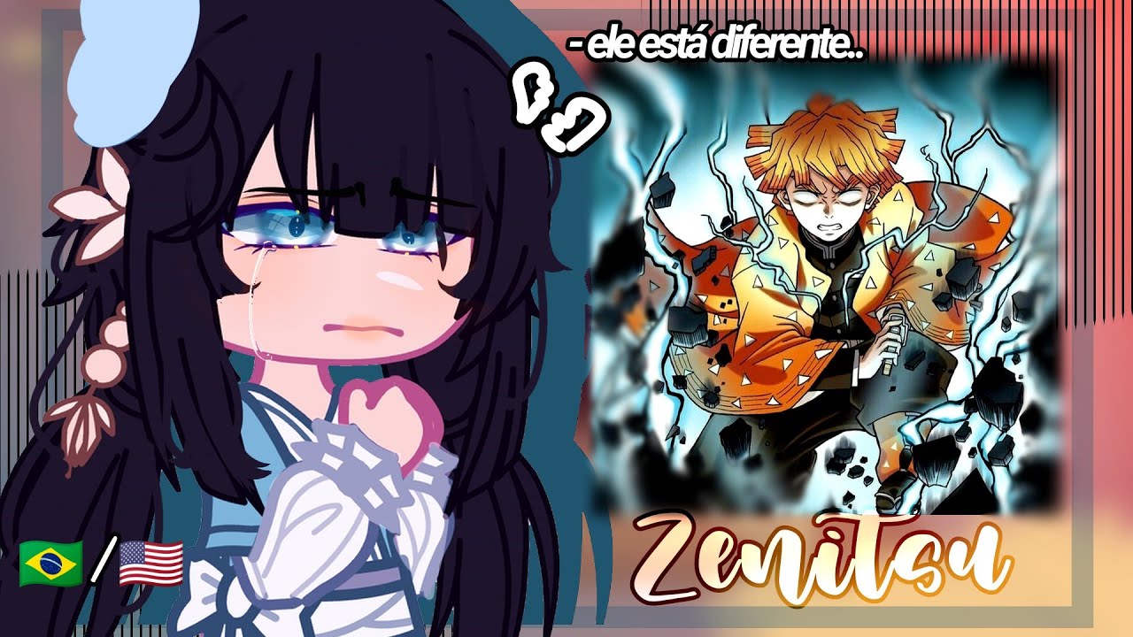 Zenitsu's ex girlfriends react to him|• // Demon Slayer 🇧🇷/🇺🇸 - YouTube