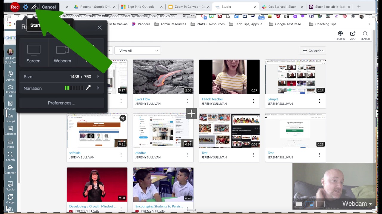 Canvas Studio Screen Capture - YouTube