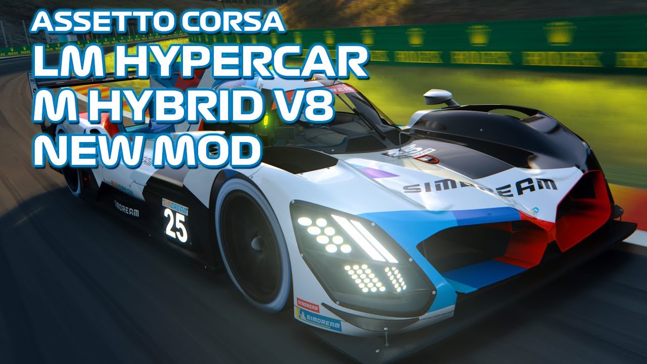 Assetto Corsa BMW M Hybrid V8 Hypercar New Mod - YouTube