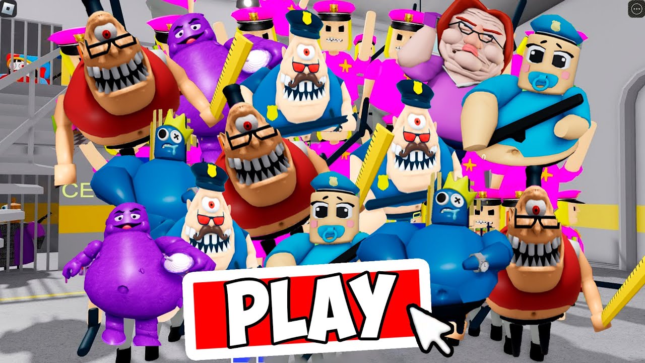 Escape from FAMILY BARRY OBBY FULL GAME Walkthrough (#Obby) - YouTube