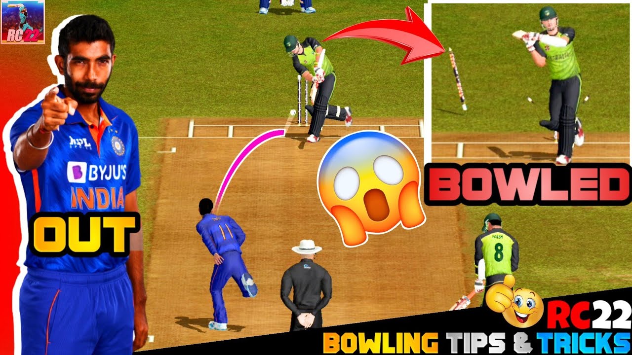 Real Cricket™ 22 Bowling Tips | RC22 Bowling Trick 😱 How To Get Wickets ...