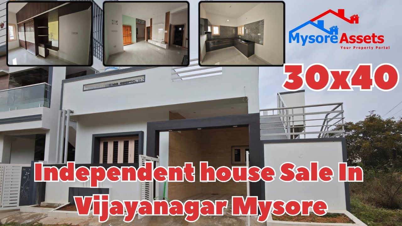 Independent brand new house sale in Mysore behind Vijayanagar 4th stage ...