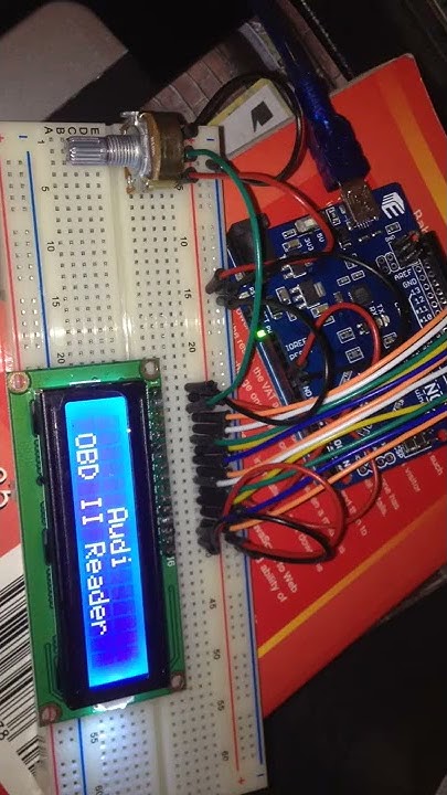 Audi in car OBD II reader arduino - YouTube