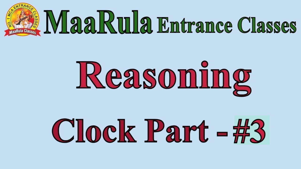 Reasoning | Faulty Clock |Clock part 3 By Ashish Sir - YouTube