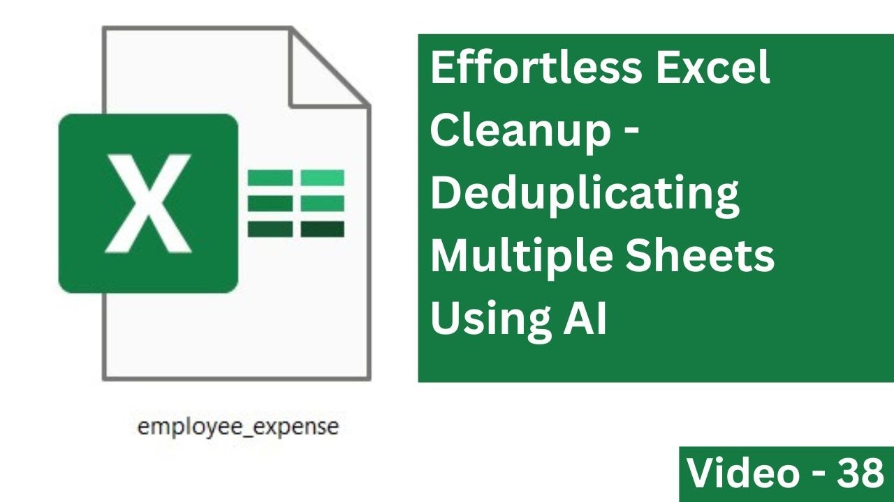 Best Excel Ai Remove duplicate items from multiple sheets in single ...