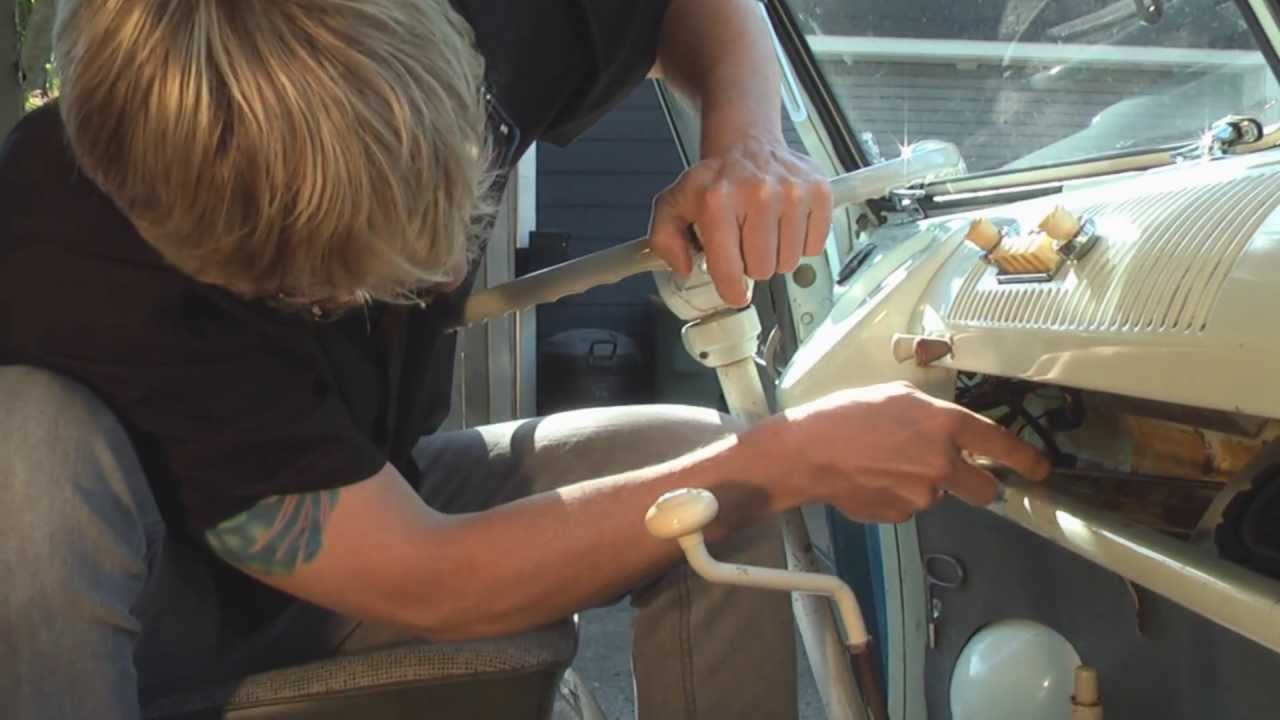 Vintage VW Bus Stereo Upgrade - DIY German Aircooled Garage #1 - YouTube