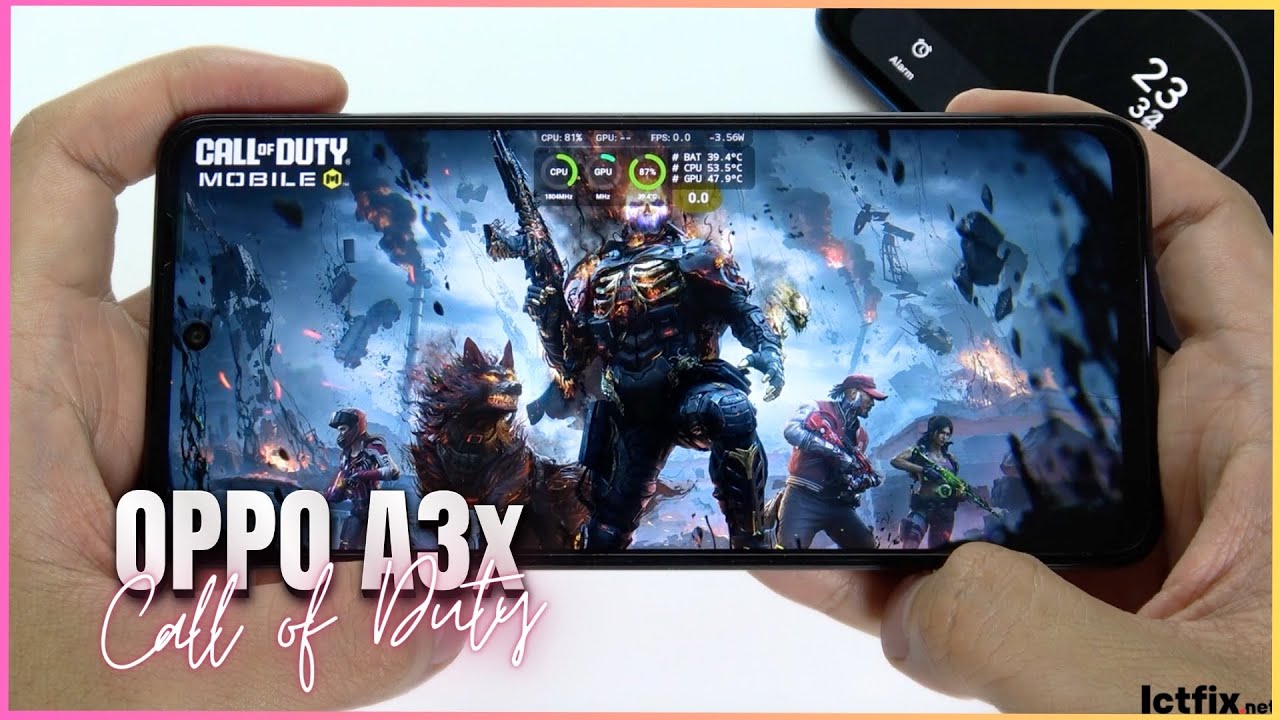 Oppo A3x Call of Duty Mobile Gaming test CODM | Snapdragon 6s Gen 1 ...
