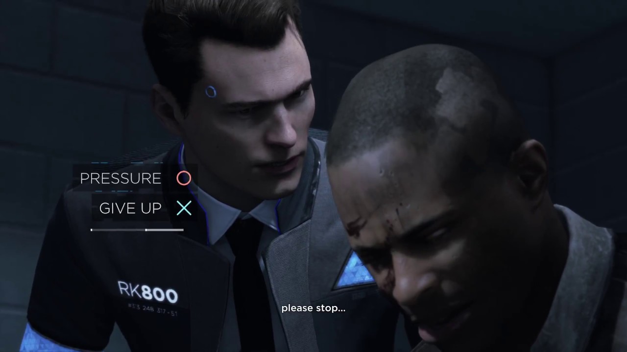 Detroit: Become Human™ - The Interrogation (Connor lives) - YouTube