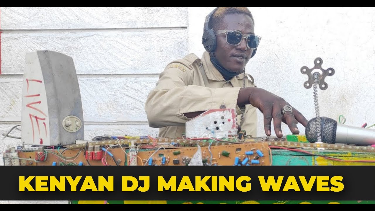 Kenyan DJ makes Waves With Home-made Turntable - YouTube