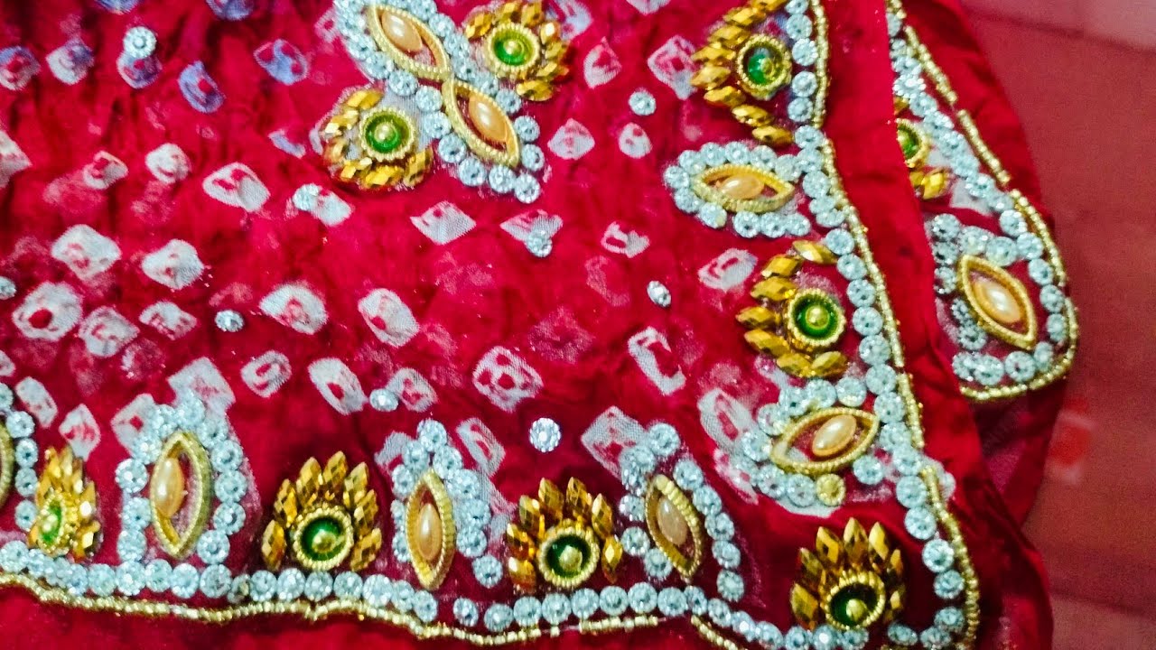 chundri embroidery designs - YouTube