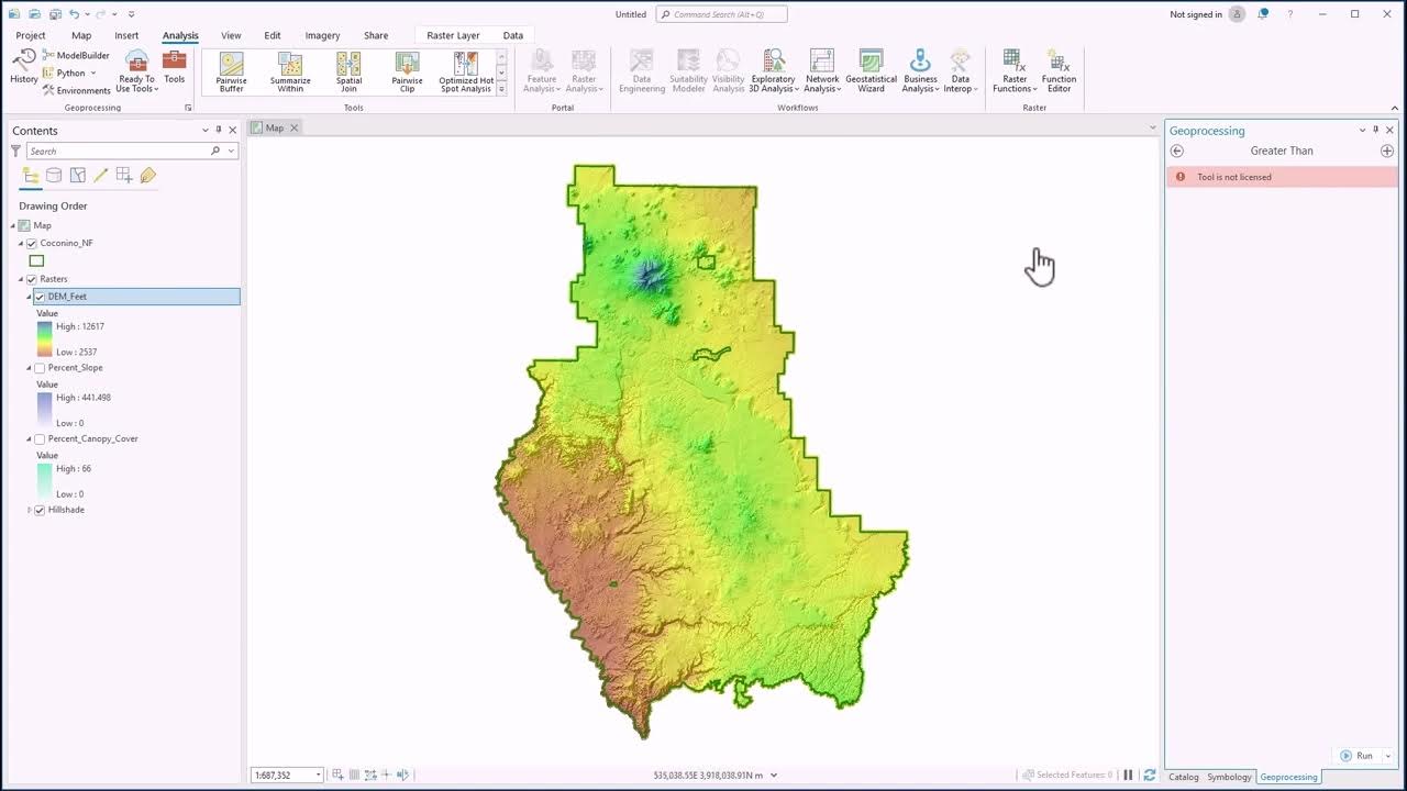 Turning On the Spatial Analyst Extension in ArcGIS Pro - YouTube