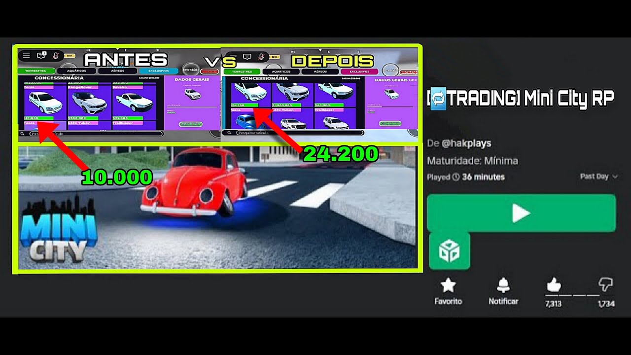 [NOVA ATUALIZAÇÃO] Mini City RP 🏙️🚔 Será que mudou 🤔 Veja TUDO que ...