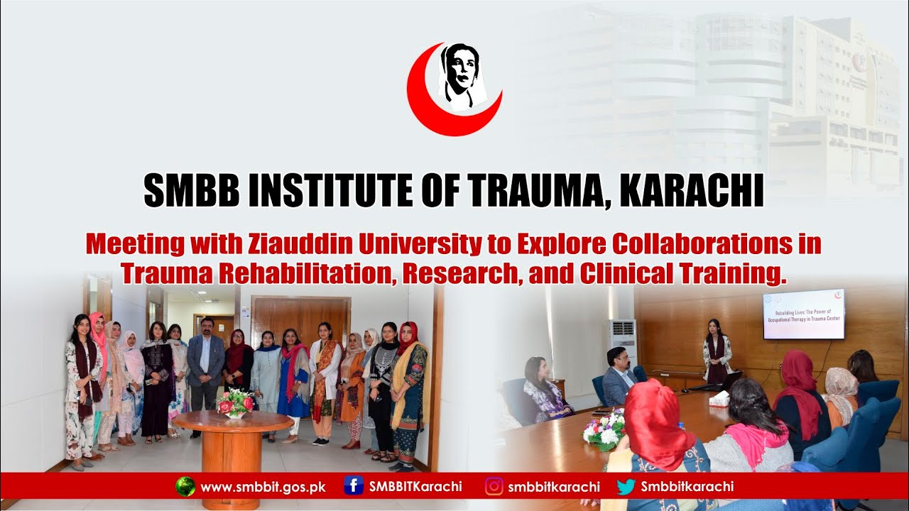 SMBBIT meeting with Ziauddin University - YouTube