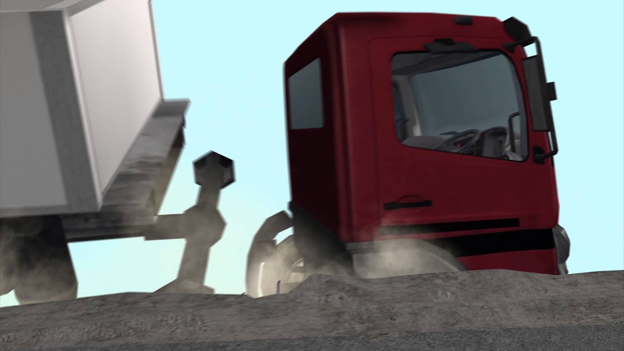 Driver survives a 20 meters fall after his truck flipped on a freeway ...