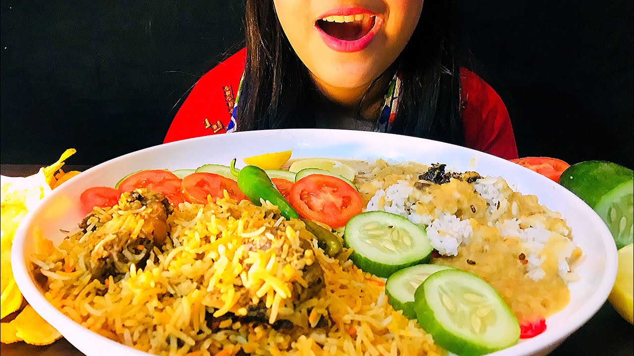 Dal chawal vs biryani || Pakistani mukbang || pakist food #asmr - YouTube