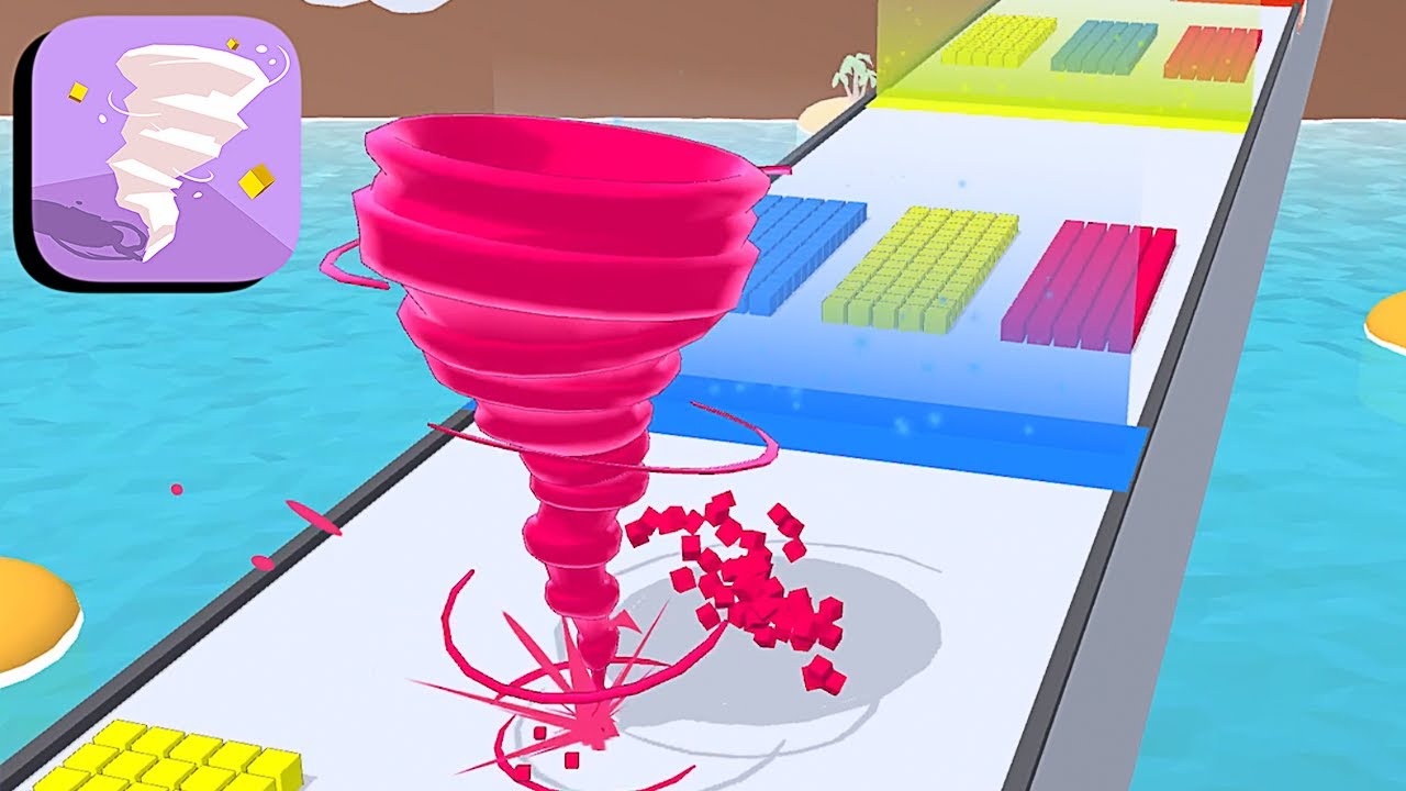 Crazy Tornado Colors - All Levels Gameplay Android,ios (Levels 39-41) - YouTube