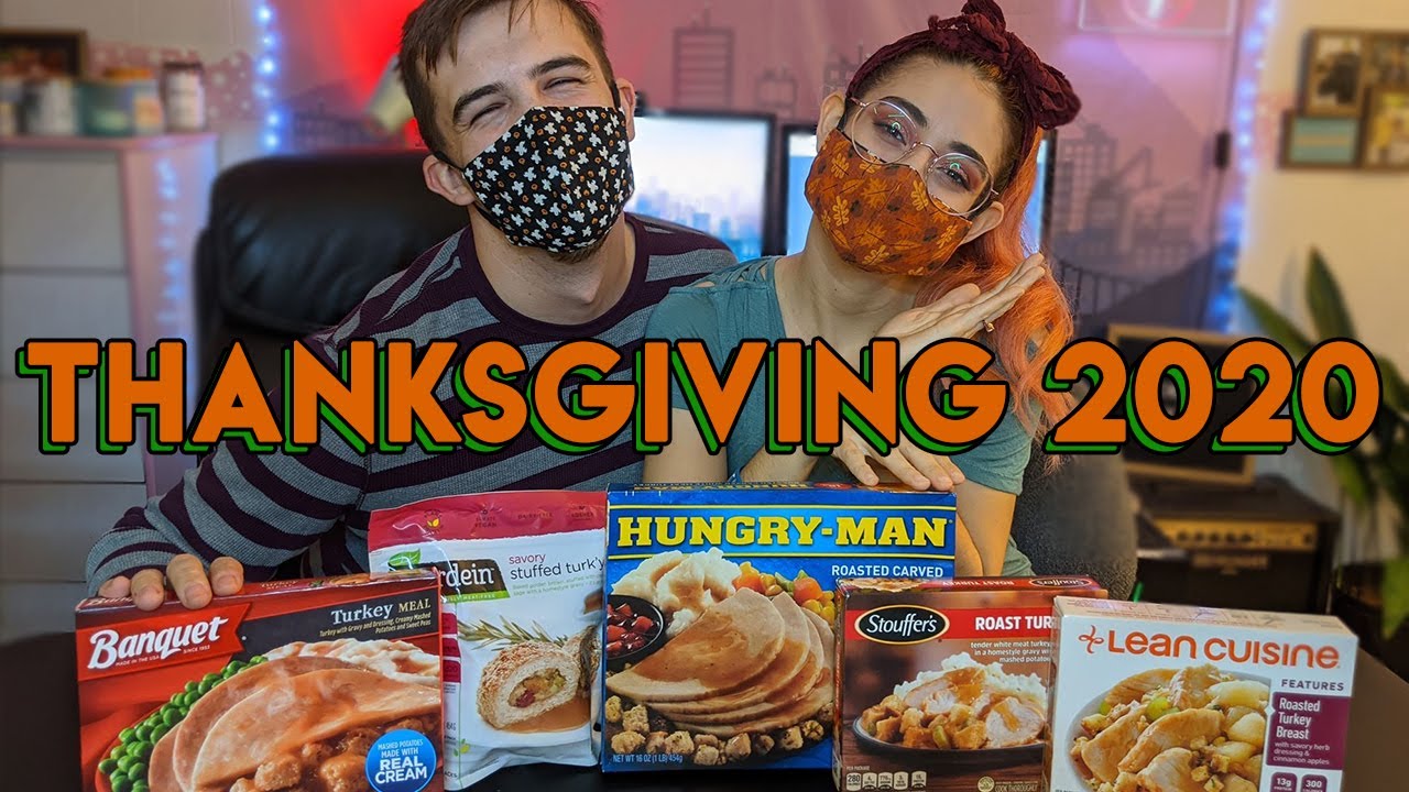 Frozen Thanksgiving Meal Taste Test - YouTube