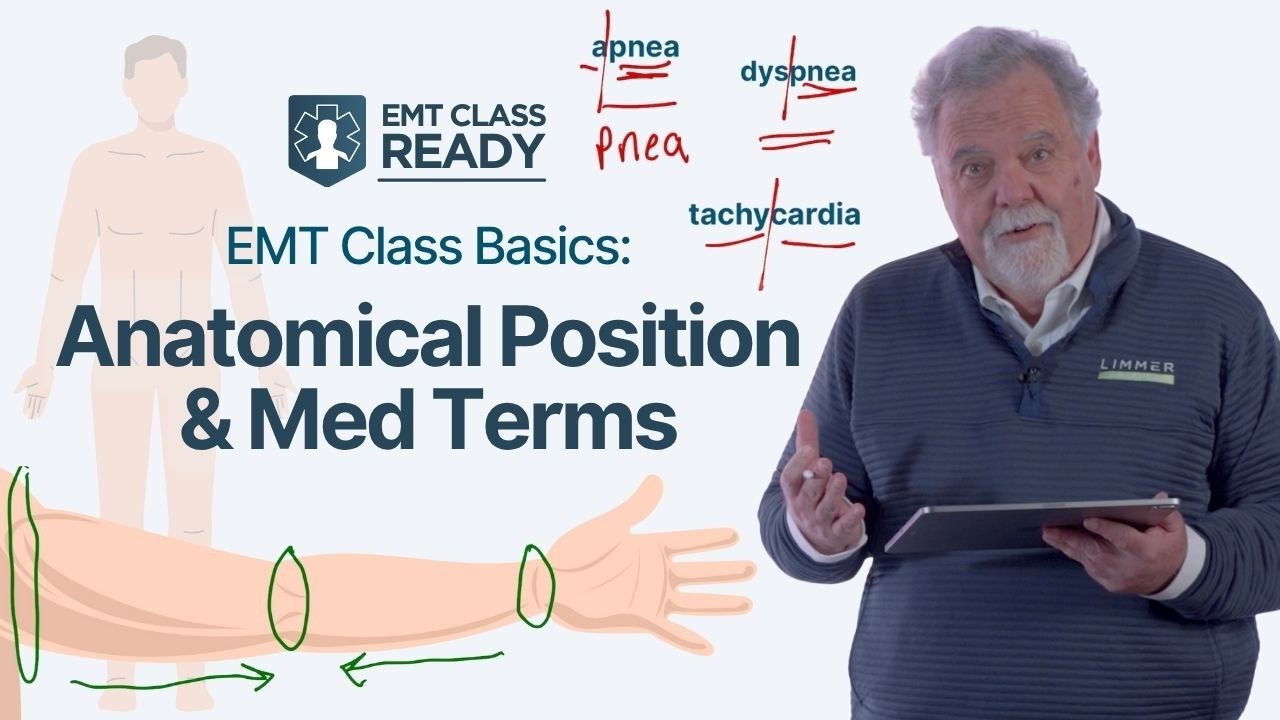 EMT Class: Anatomical Position & Med Terms - YouTube