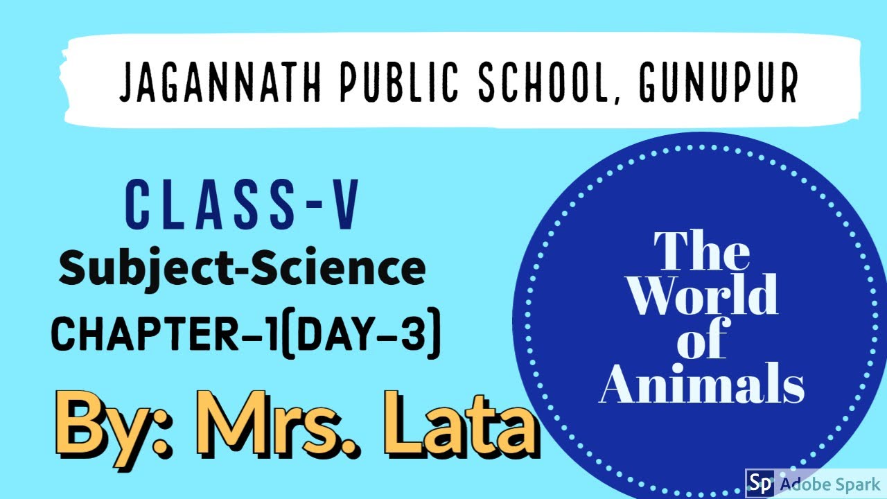 CLASS - V, Science, Chapter-1(Day -3) By : Mrs.Lata - YouTube