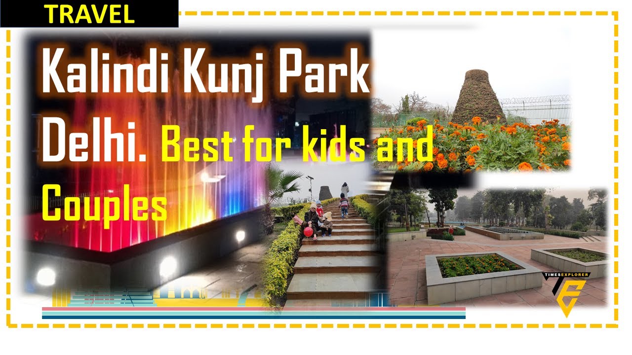 Kalindi Kunj Park, Delhi | Fountain, Flowers, Slides, Atlantic Water ...