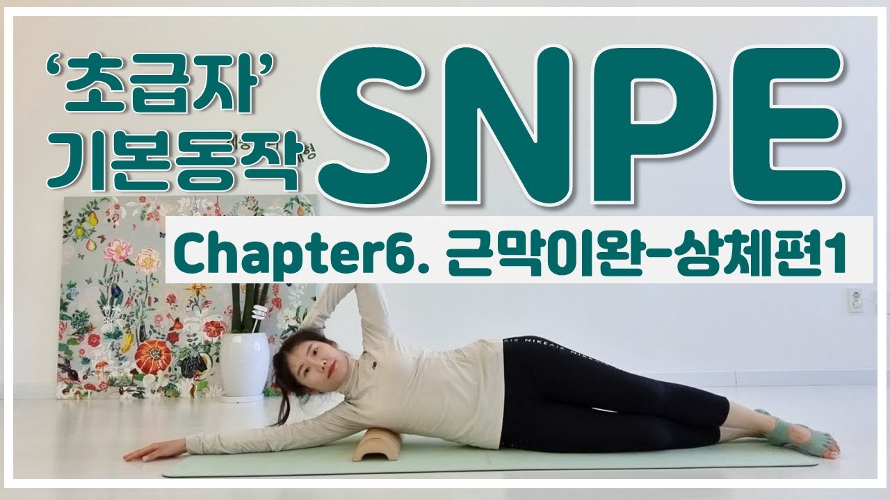 초급자를 위한 SNPE 기본동작 Chapter 6. 근막이완 상체편1 - YouTube